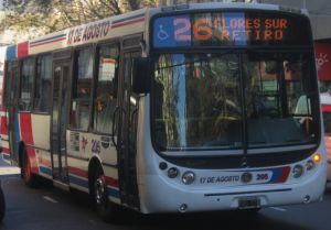 Route of bus line 26 in Buenos Aires